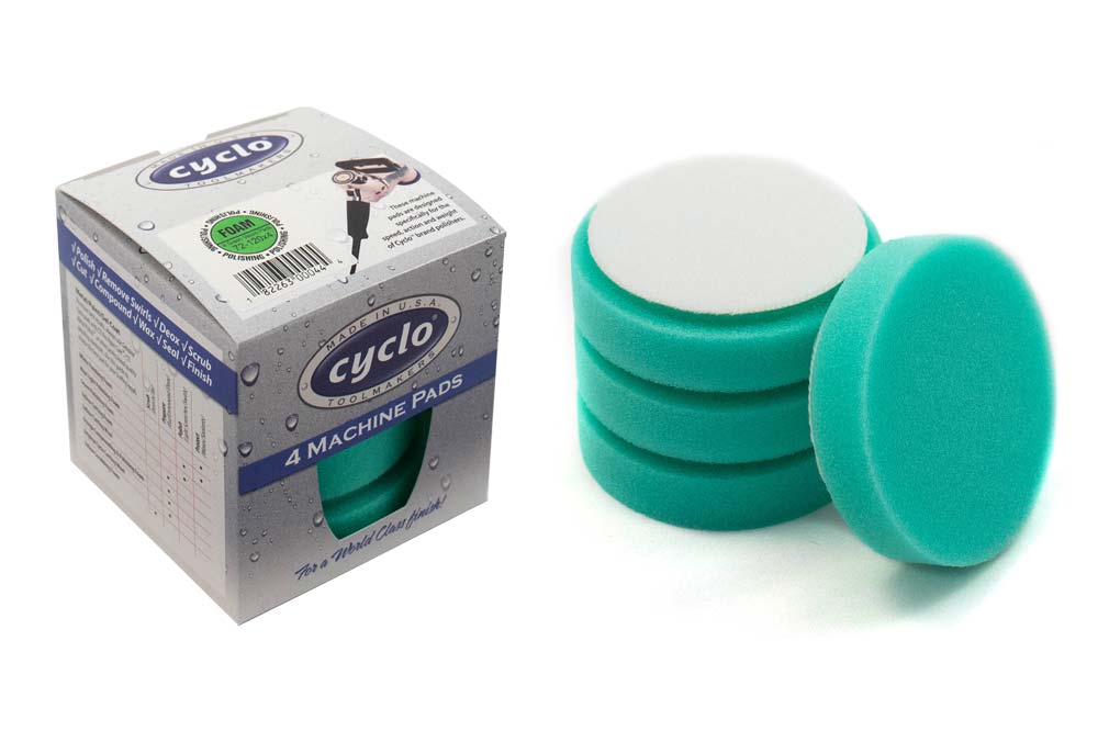 Cyclo Green Foam Polishing Pad 4 pack Canada – Minoo Corporation